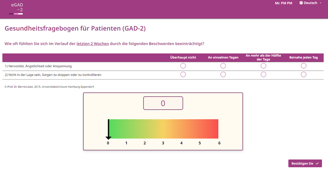 elektronischer Dermatologischer Lebensqualitäts-Index - eGAD-2